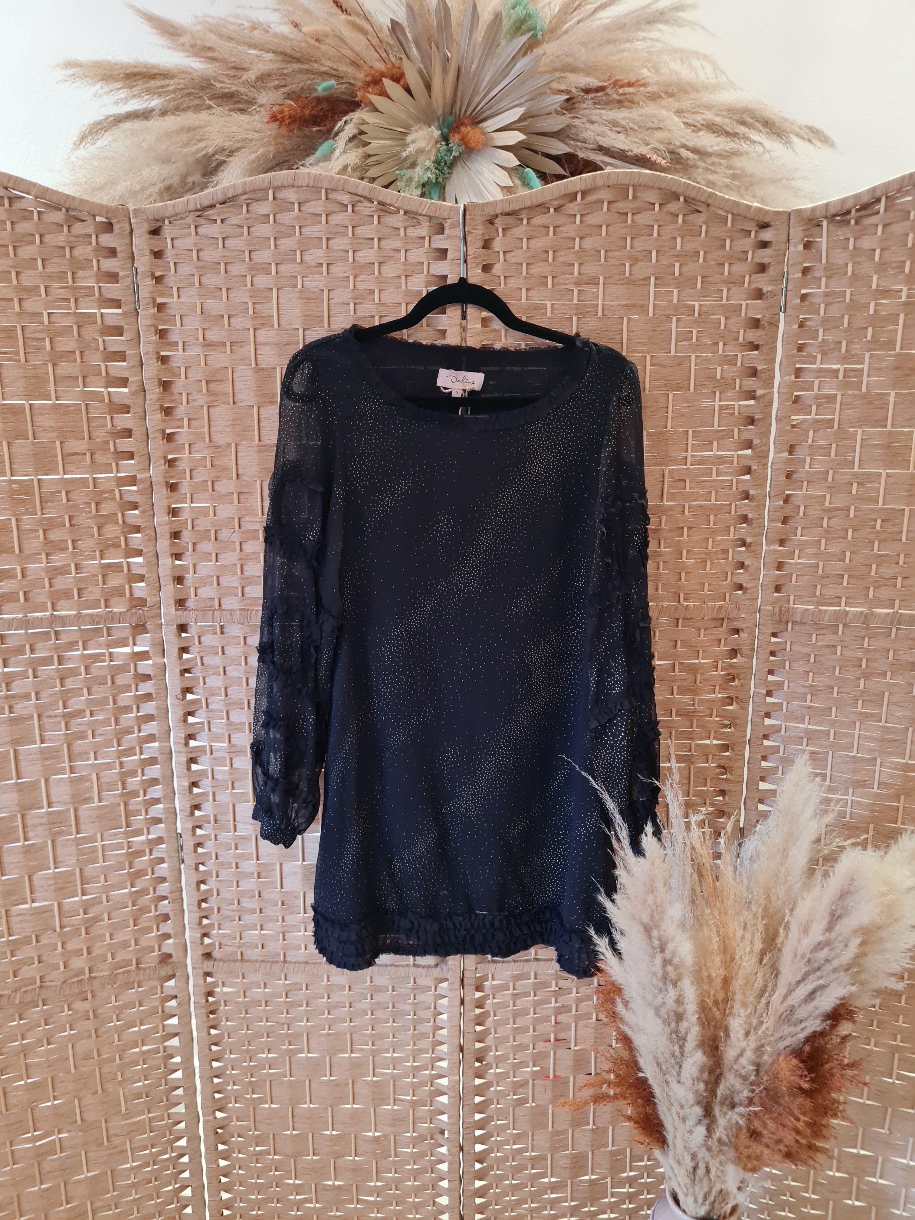 Darling Metallic Dot Dress Small – The Wardrobe